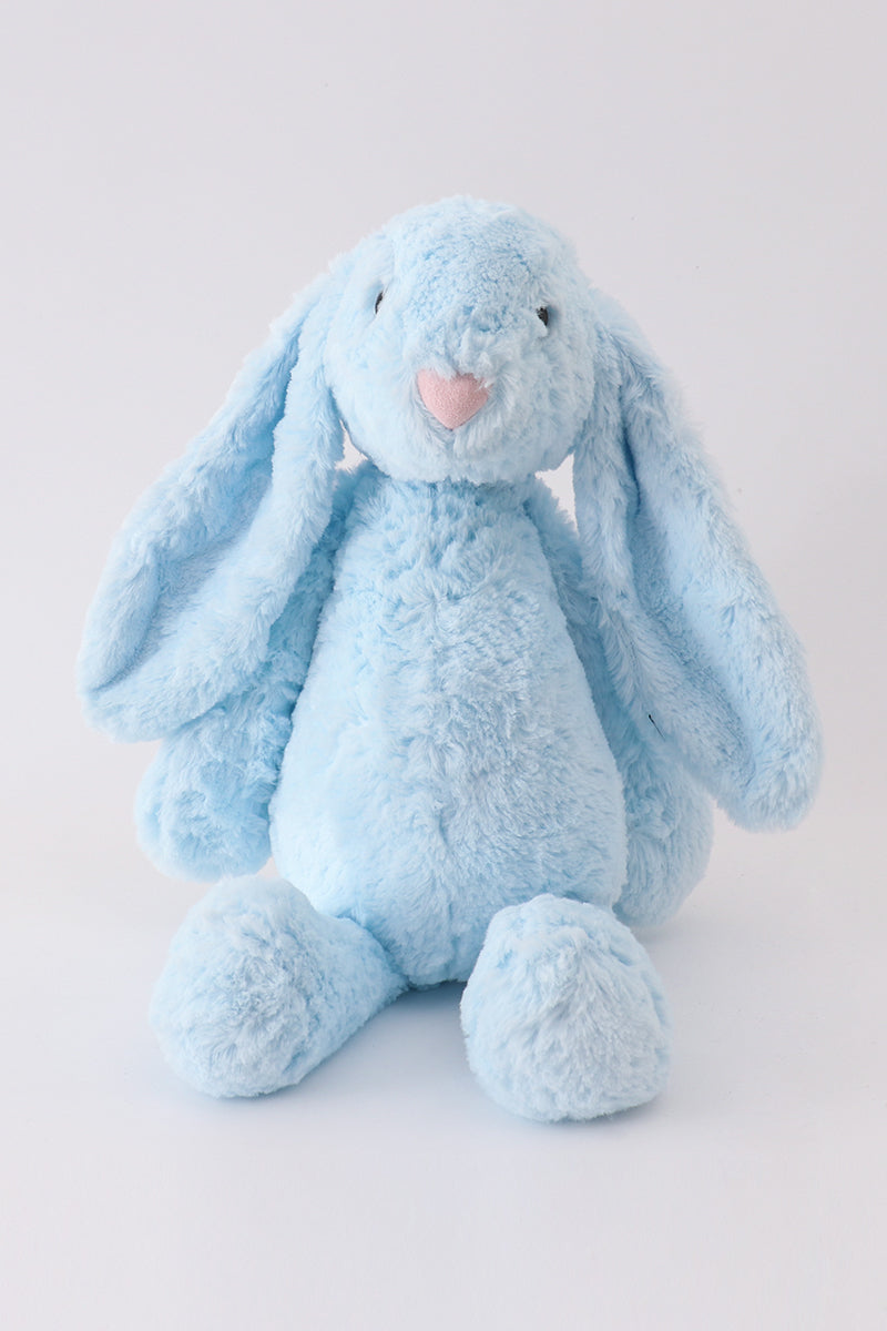 Blue Plush bunny – Abby & Evie